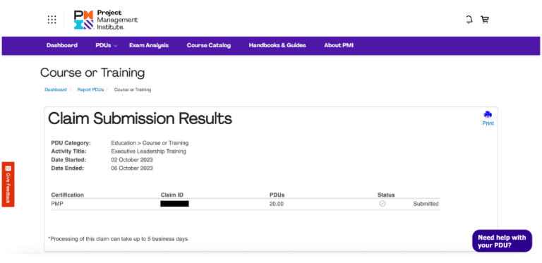 How to claim PDU - 3 Steps to PMI Certification Renewal